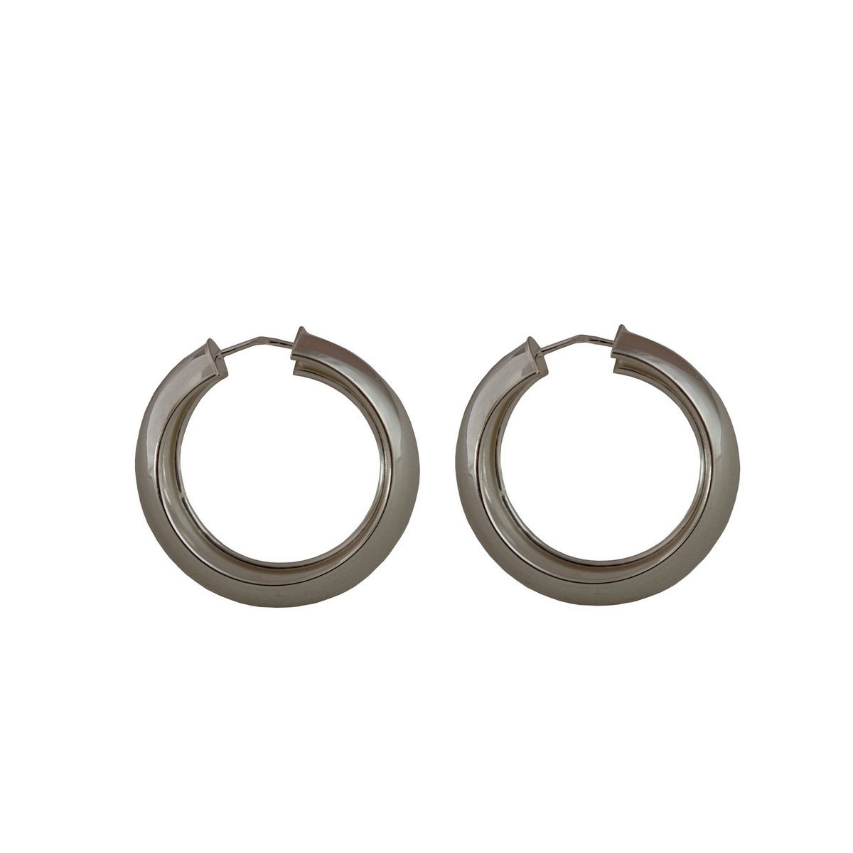 Argolas de Prata Largas - Compre Argolas de Prata Largas em Prata.pt